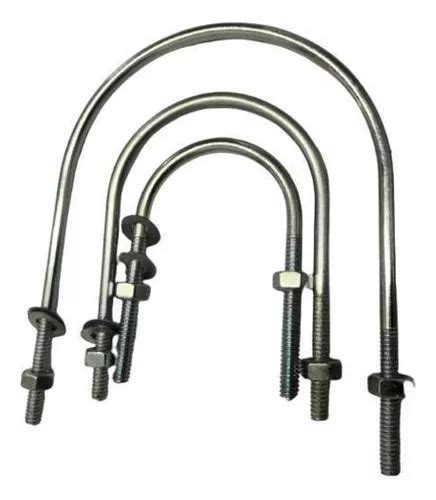 Abraçadeira Grampo U Vergalhão Inox Perfilaço 304 212 X14