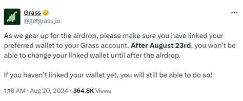 Grass Airdrop Reached Final Stage Grass Token Launching Soon