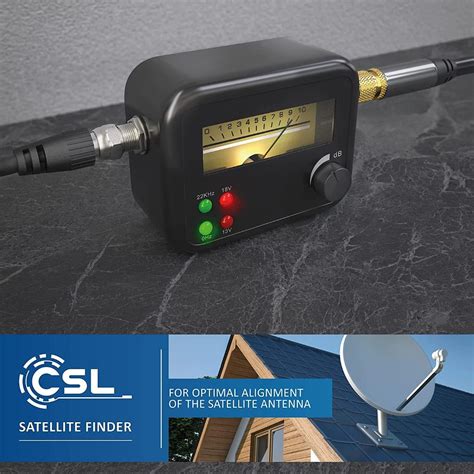 csl sat finder satellite finder with level display pointer display