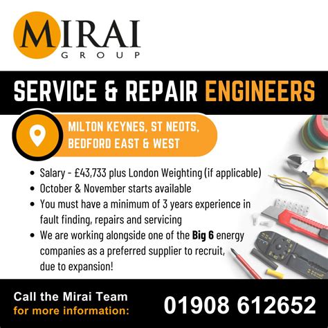 Service And Repair Engineer Vacancies Available 👇🏻 Get In Touch With Our Team Today To Discuss In