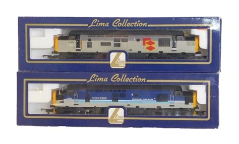 Lima Models Oo Gauge Class 37 Locomotives Comprising 37073 Fort William Railfreight