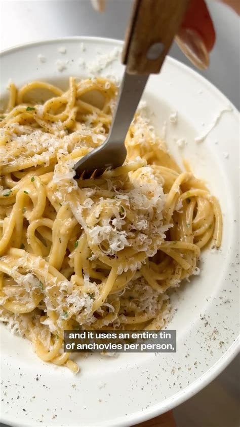 Anchovy Butter Spaghetti [video] Recipe Sauce With Anchovies Pasta With Anchovy Paste