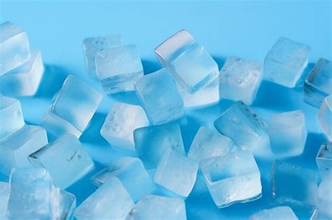Premium Ai Image Background With Ice Cubes Ai Generative