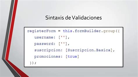 8 12 Sintaxis De Validaciones En Formularios Reactivos Programando En Angular 8 Youtube