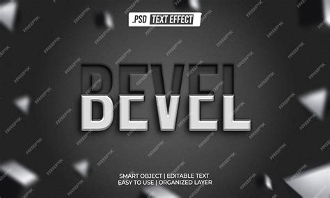 Premium Psd Bevel Emboss Text Effect Psd