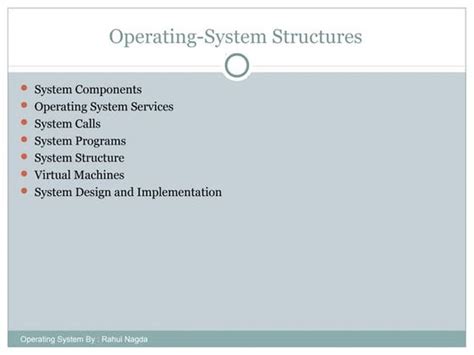 Functions Of Operating System Pps