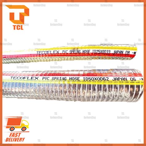 Tecoflex Pvc Spring Wire Hose 1meter Shopee Malaysia