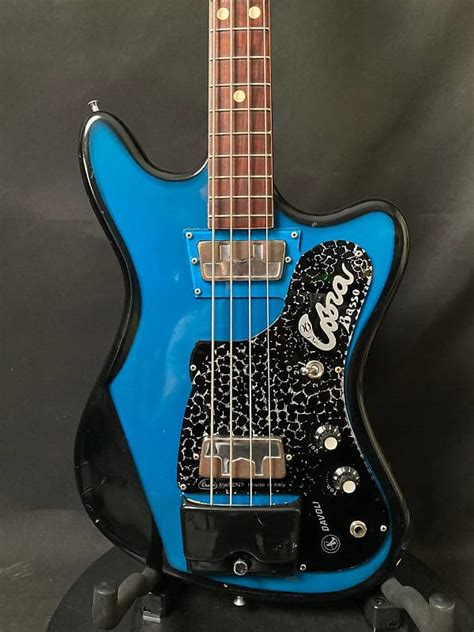 Wandre Davoli Cobra 2 Bass Blue Framez Antonio Pioli Reverb