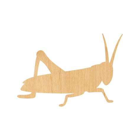 Grasshopper Laser Cut Out Wood Shape Craft Supply Woodcraft Etsy