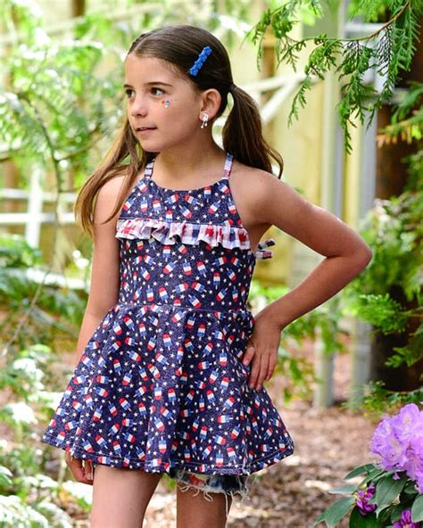 Myas Ruffle Bodice Circle Skirt Top And Dress
