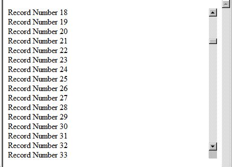 Client Side Scrollable Dataset CodeProject