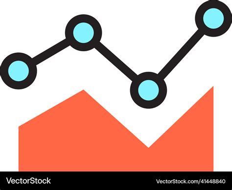 Data Chart Icon Analysis And Reporting Vector Image
