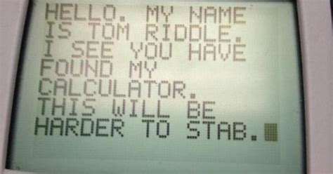 Can I Pick A Different Calculator Xpost Rharrypotter Imgur