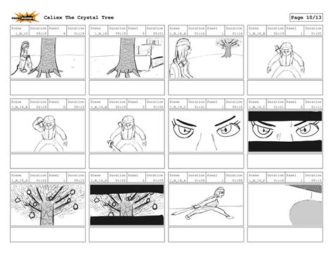 Caliex The Crystal Tree Storyboards On Behance