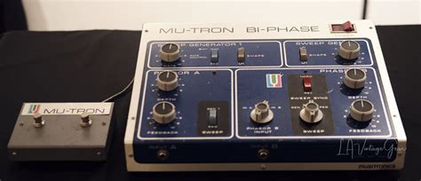 Mutron Biphase Phaser Pedal Vintage Pedal Owned By Elliott Randall And Used On Steely Dan
