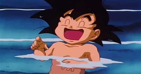 Goku Naked Once Again I Think Gokus Naked In Gt Around The Same