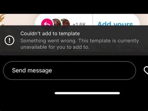 Fix Couldn T Add To Template Something Went Wrong This Template Is Currently Unavailable For