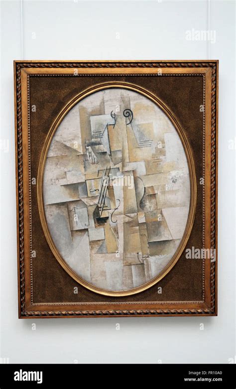 Violon Or Violin By Pablo Picasso In The Kröller Müller Museum Otterlo Netherlands Stock