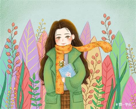森系女孩 小摸鱼 插画师作品 涂鸦王国