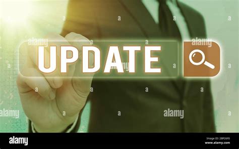 Handwriting Text Update Conceptual Photo Make Something More Modern Or