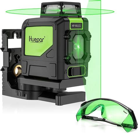Huepar Self Leveling Laser Level With Laser Enhancement Glasses Green