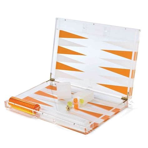 Backgammon Love Lucite