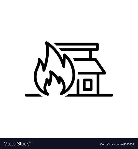 Burn Royalty Free Vector Image Vectorstock