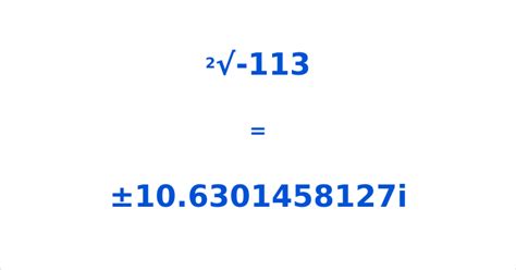 What Is The Square Root Of 113 Information And Calculator