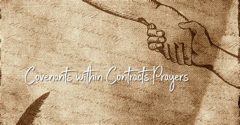 Covenants Within Contracts Prayers