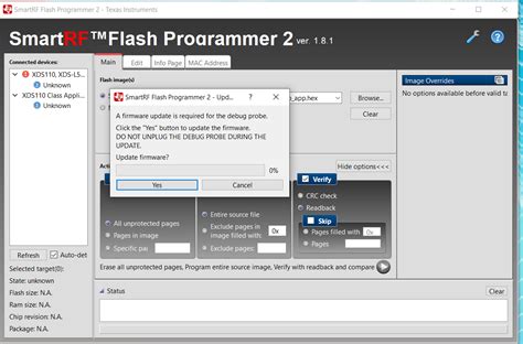 CCS LAUNCHXL CC R Firmware Update Back And Force Between CCS And Flash Programmer Can