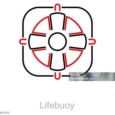 Lifebuoy And Life Saver Icon Concept Stock Illustration Download