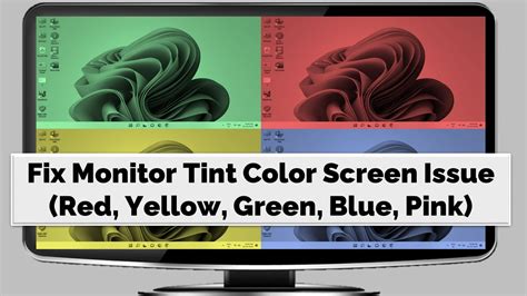 Monitor Color Problem