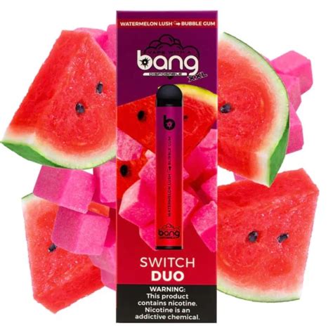 Bang Switch Duo 2500 Puffs Watermelon Lush Bubble Gum Hi Life Smoke Shop