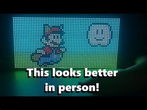 RGB LED Matrix With An ESP8266 I Think These RGB LED Matrix Displays Are One Of Best Displays