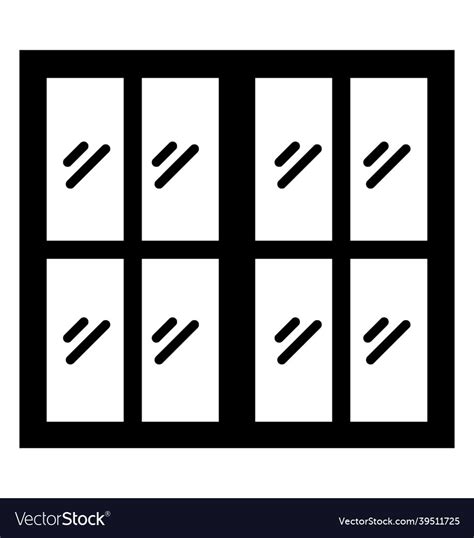 Window Shutter Royalty Free Vector Image Vectorstock