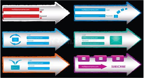 Web Elements Stock Illustration Illustration Of Interface 17418984