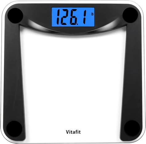 Vitafit Digital Body Weight Bathroom Scale Focusing On