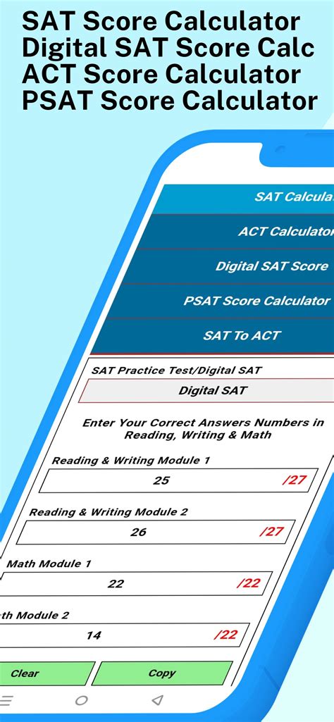 Tải Xuống Apk Digital Sat Score Calculator Cho Android