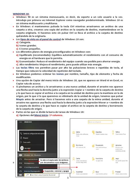 resumen temario informática pdf windows 10 microsoft windows
