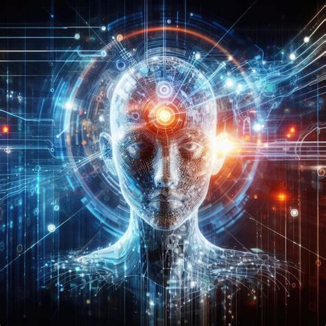 Premium Photo Colorful Artificial Intelligence Design Background