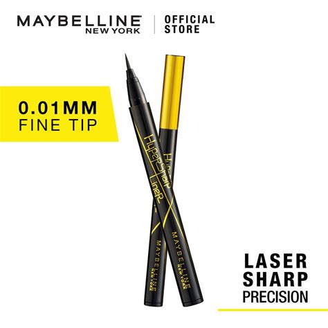 Jual Maybelline Hypersharp Liner Eyeliner Makeup Eyeliner Cair Hitam Shopee Indonesia