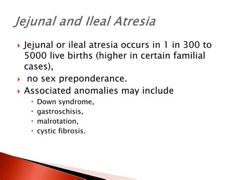 Some Types Of Congenital Abnormalities Git Pptx