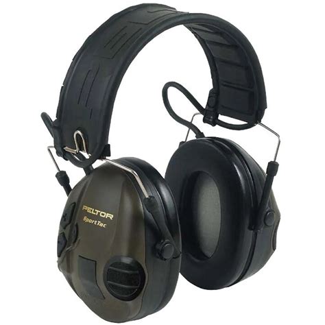 3m Peltor Sporttac Electronic Ear Defenders In Green