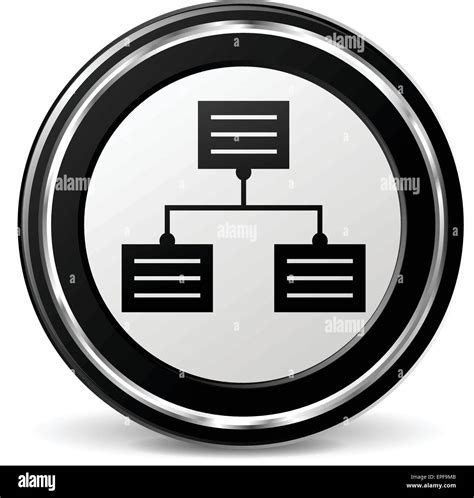 Illustration Of Analytics Black And Silver Icon Stock Vector Image