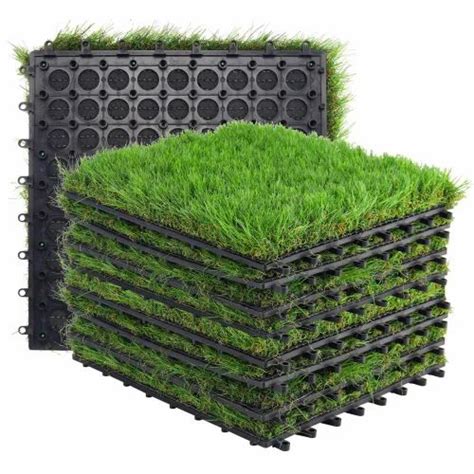 Green Wpc Artificial Grass Deck Tile At ₹ 180piece In New Delhi Id