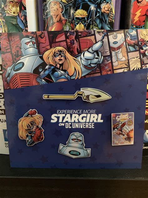 Finally Got My Stargirl Pin Set R Dcuniverse