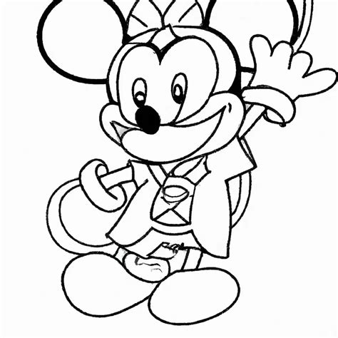 7 Desenhos De Mickey Antigo Para Imprimir E Colorir