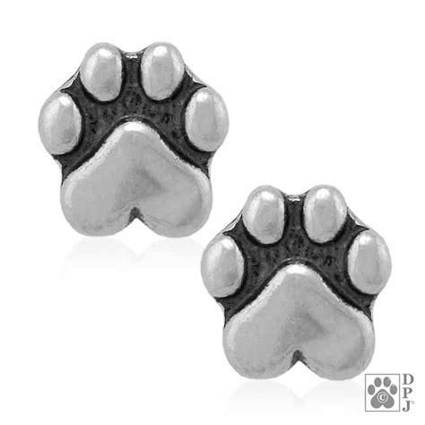 Mini Speak To The Paw Paw Print Post Earrings Akc Shop