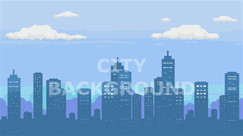Artstation 2d Pixel Art City Backgrounds Pack Game Assets