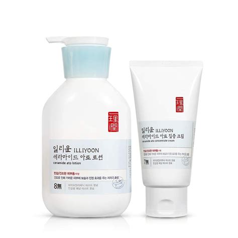 Illiyoon Ceramide Ato Lotion Set179oz Lotion Dry Skin Acne Skin Moisturizer